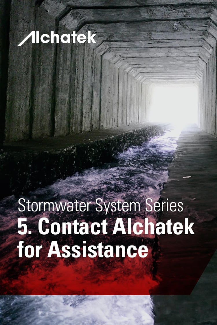 Stormwater System Series - 5. Contact Alchatek for Assistance